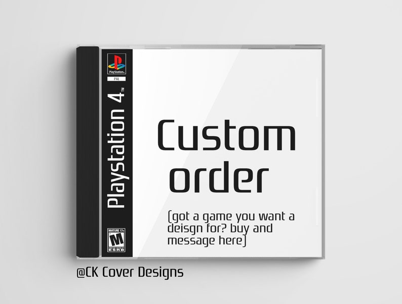 Your Bespoke Order - Custom PS1 Inspired Jewel Case - Etsy