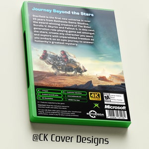 Starfield Original Xbox Retro Inspired Custom DVD Case - Etsy