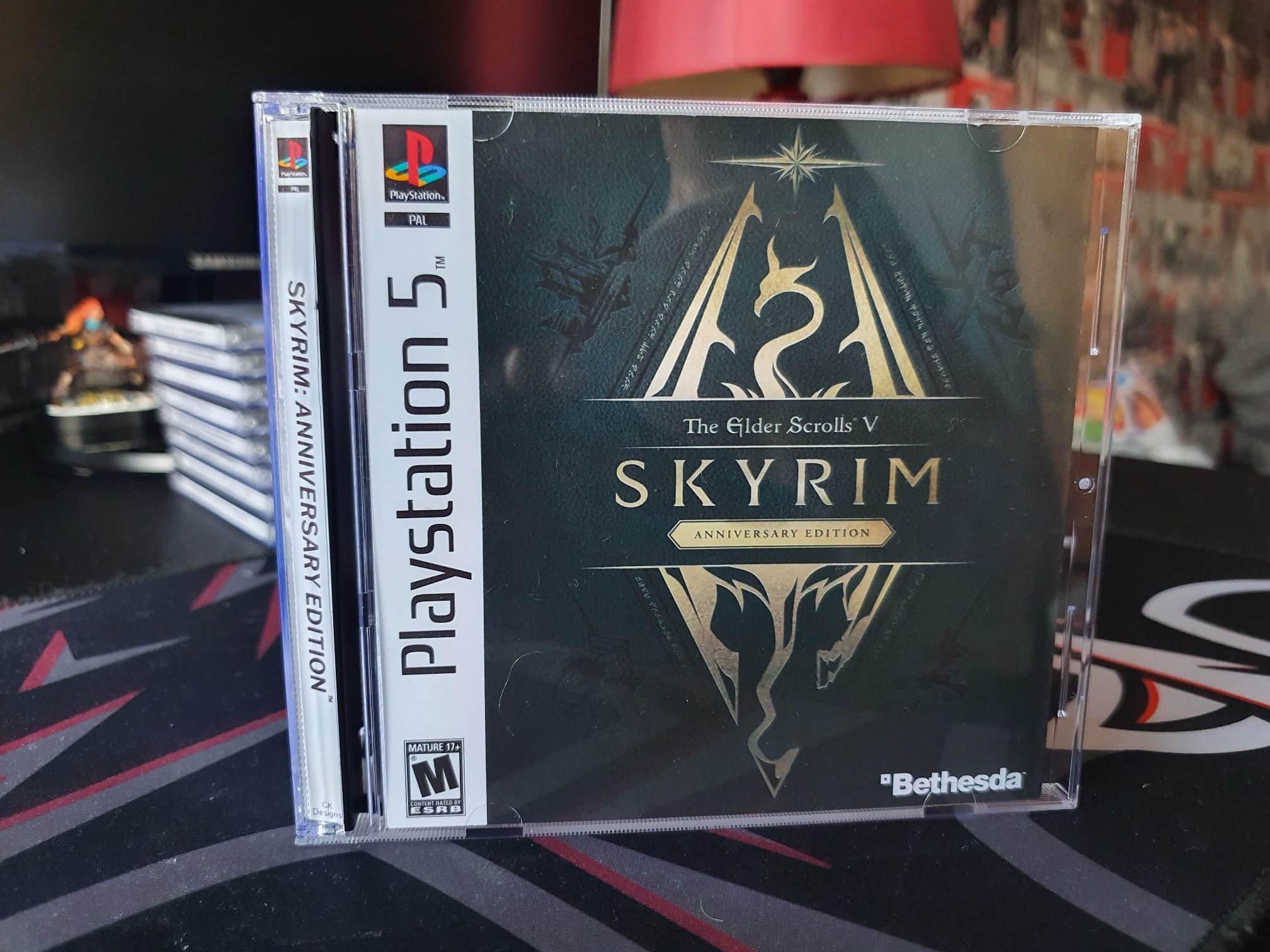 Skyrim: Anniversary Edition PS5 Custom PS1 Inspired Jewel - Etsy