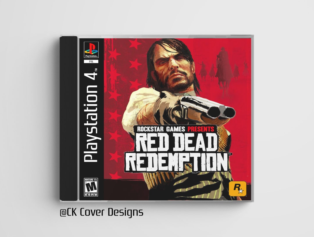 Red Dead Redemption (PS4) Custom PS1 Inspired Jewel Case - Etsy