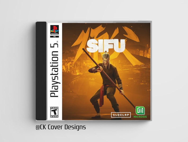 Sifu PS5 Custom PS1 Inspired Jewel Case - Etsy