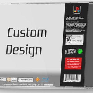 Your Bespoke Order Custom PS1 Inspired Jewel Case - Etsy