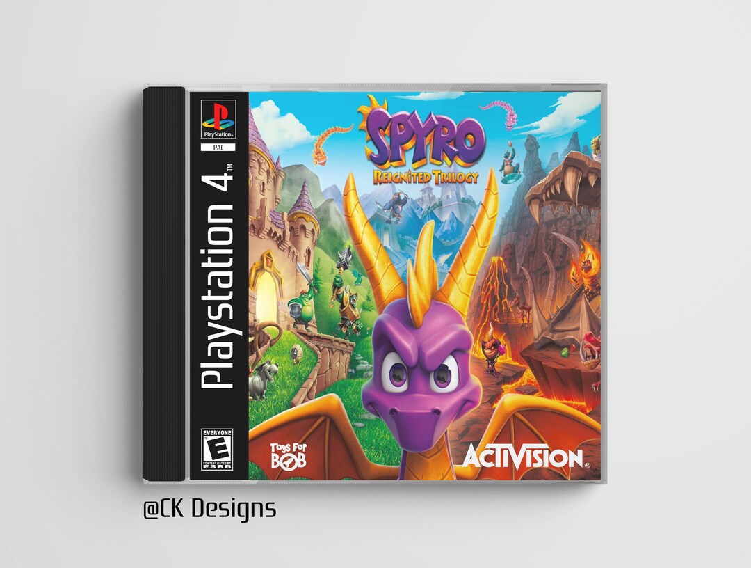 Spyro: Reignited Trilogy (PS4) Custom PS1 Inspired Jewel Case - Etsy