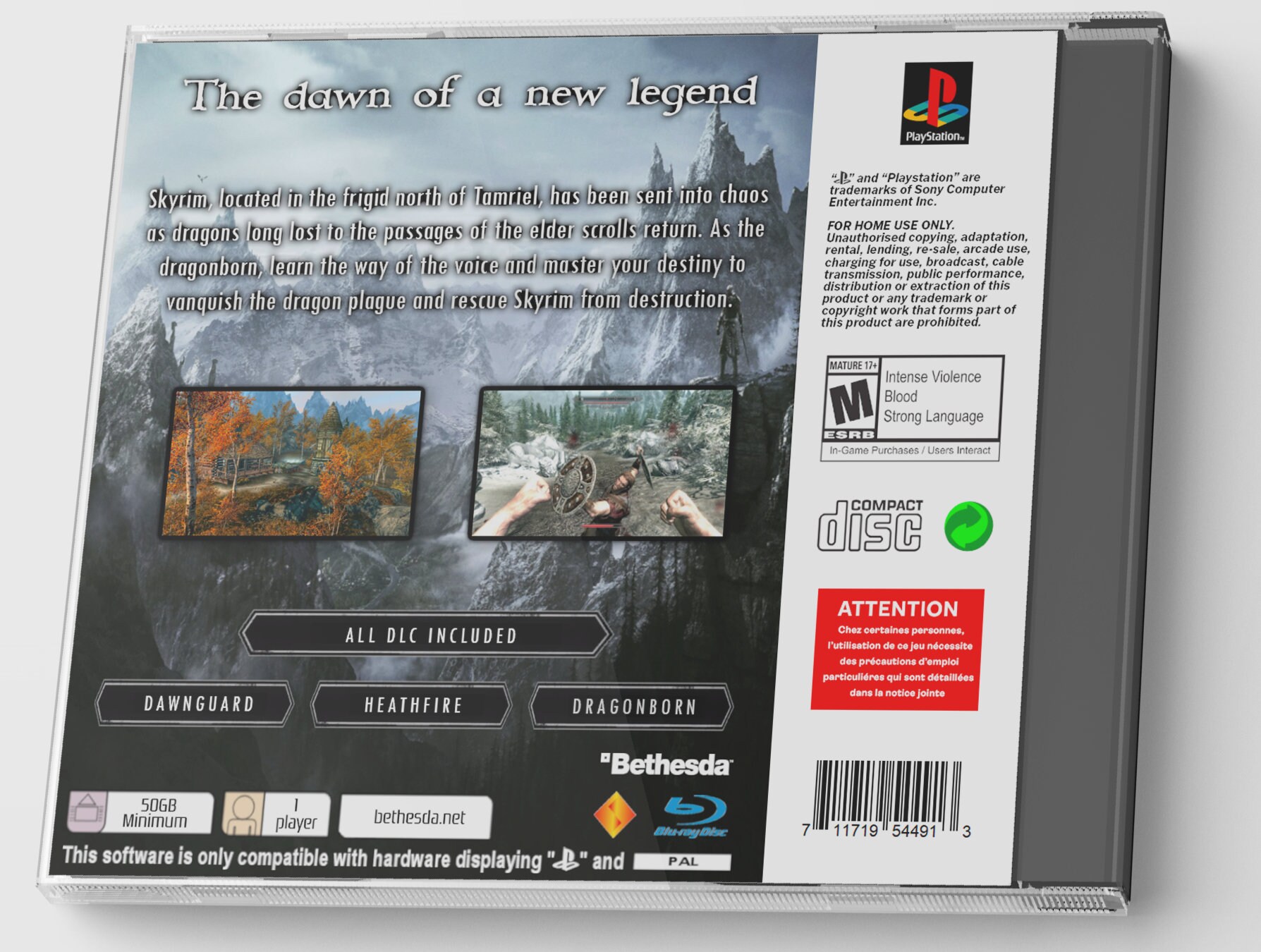 Skyrim: Anniversary Edition PS5 Custom PS1 Inspired Jewel - Etsy