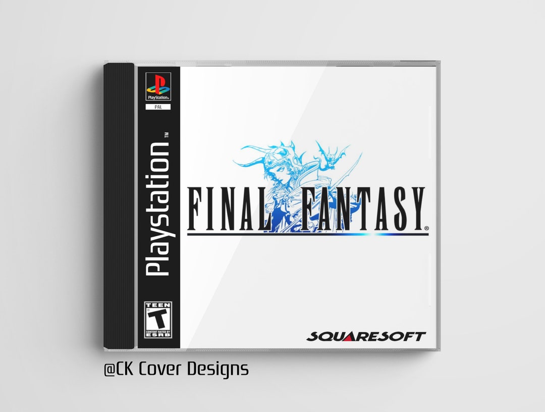 Final Fantasy 1 Custom PS1 Inspired Jewel Case - Etsy