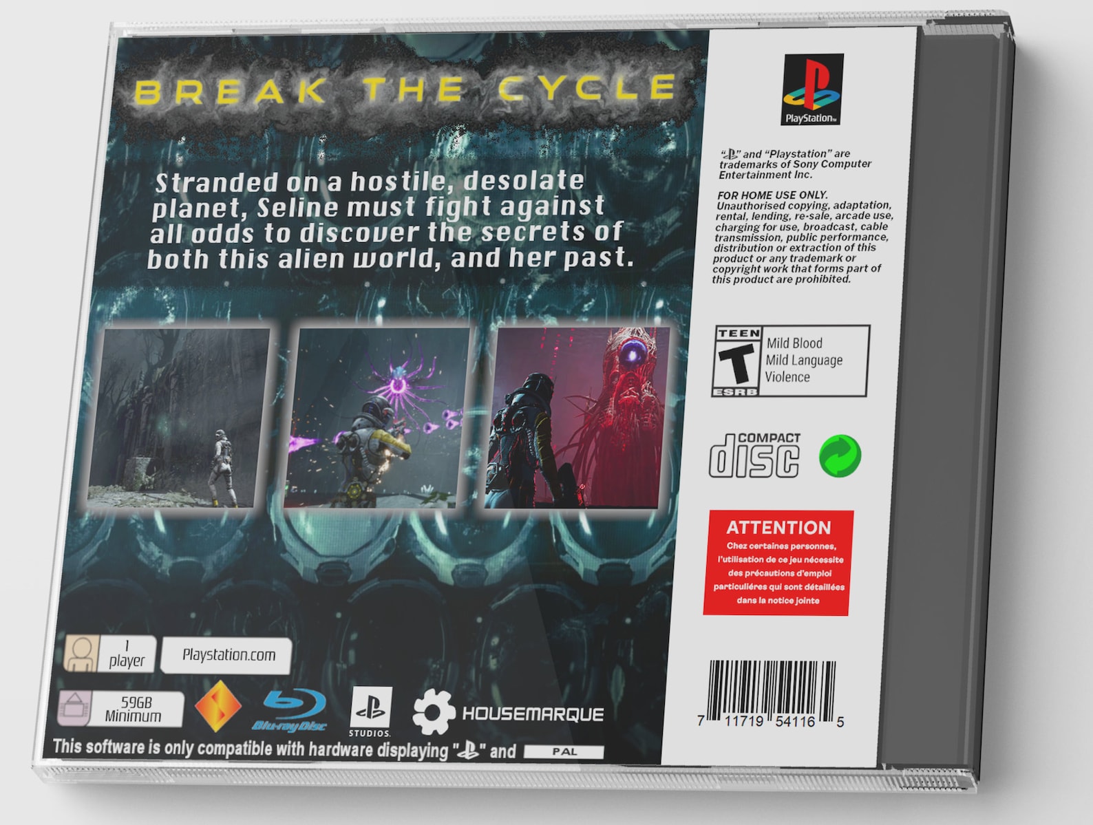 Returnal (PS5) Custom PS1 Inspired Jewel Case - Etsy