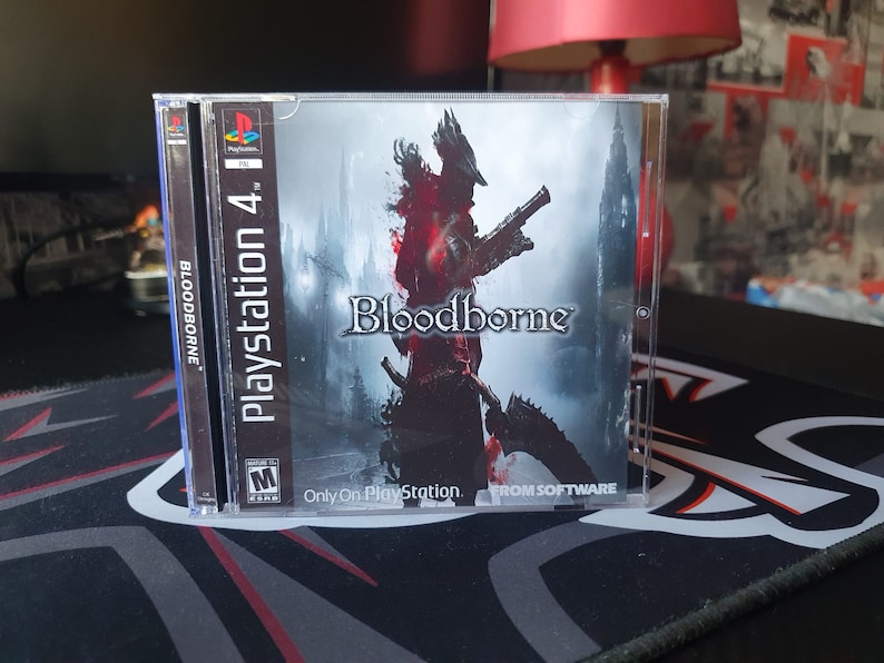 Bloodborne PS4 Custom PS1 Inspired Jewel Case - Etsy