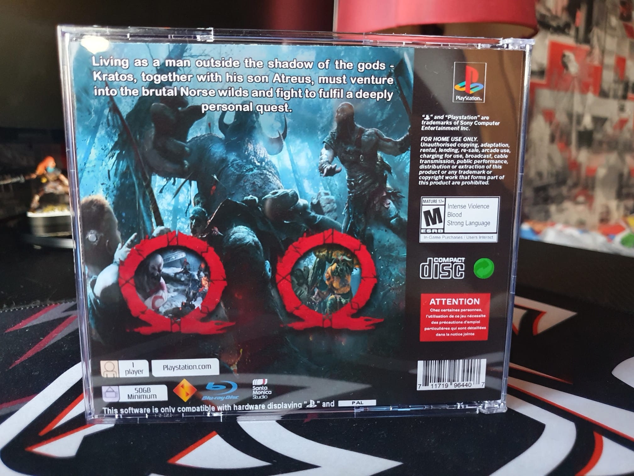 God of War (PS4) Custom PS1 Inspired Jewel Case - Etsy