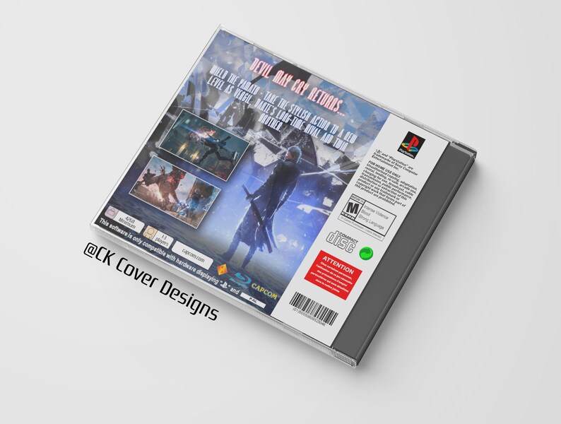 Devil May Cry 5 PS5 Custom PS1 Inspired Jewel Case - Etsy