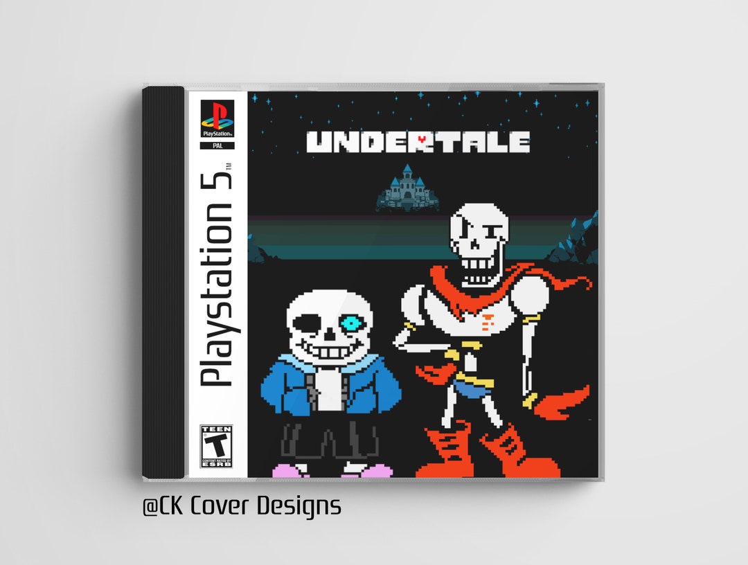 Undertale PS5 Custom PS1 Inspired Jewel Case Etsy Denmark