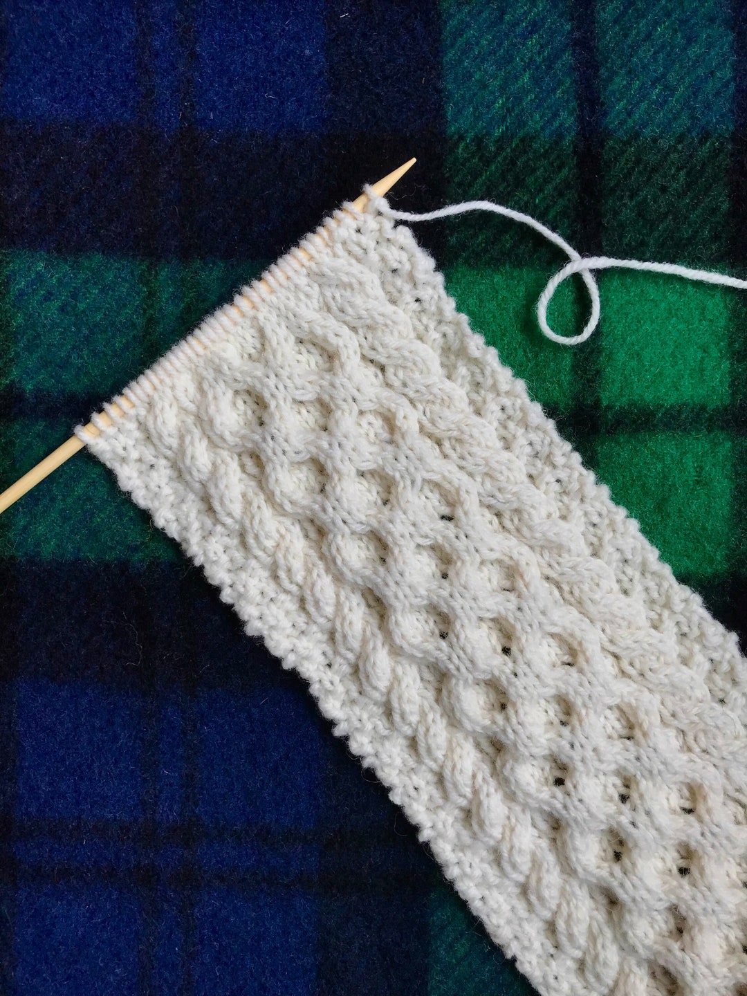 Knitting Pattern - Designed in Ireland - Traditional Irish Aran Cable ...