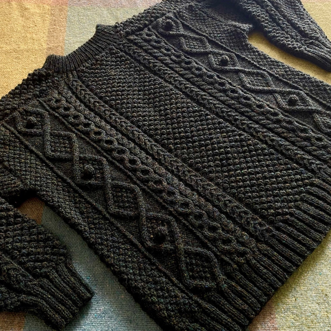 Knitting Pattern - Designed in Ireland - Traditional Irish Aran Cable ...
