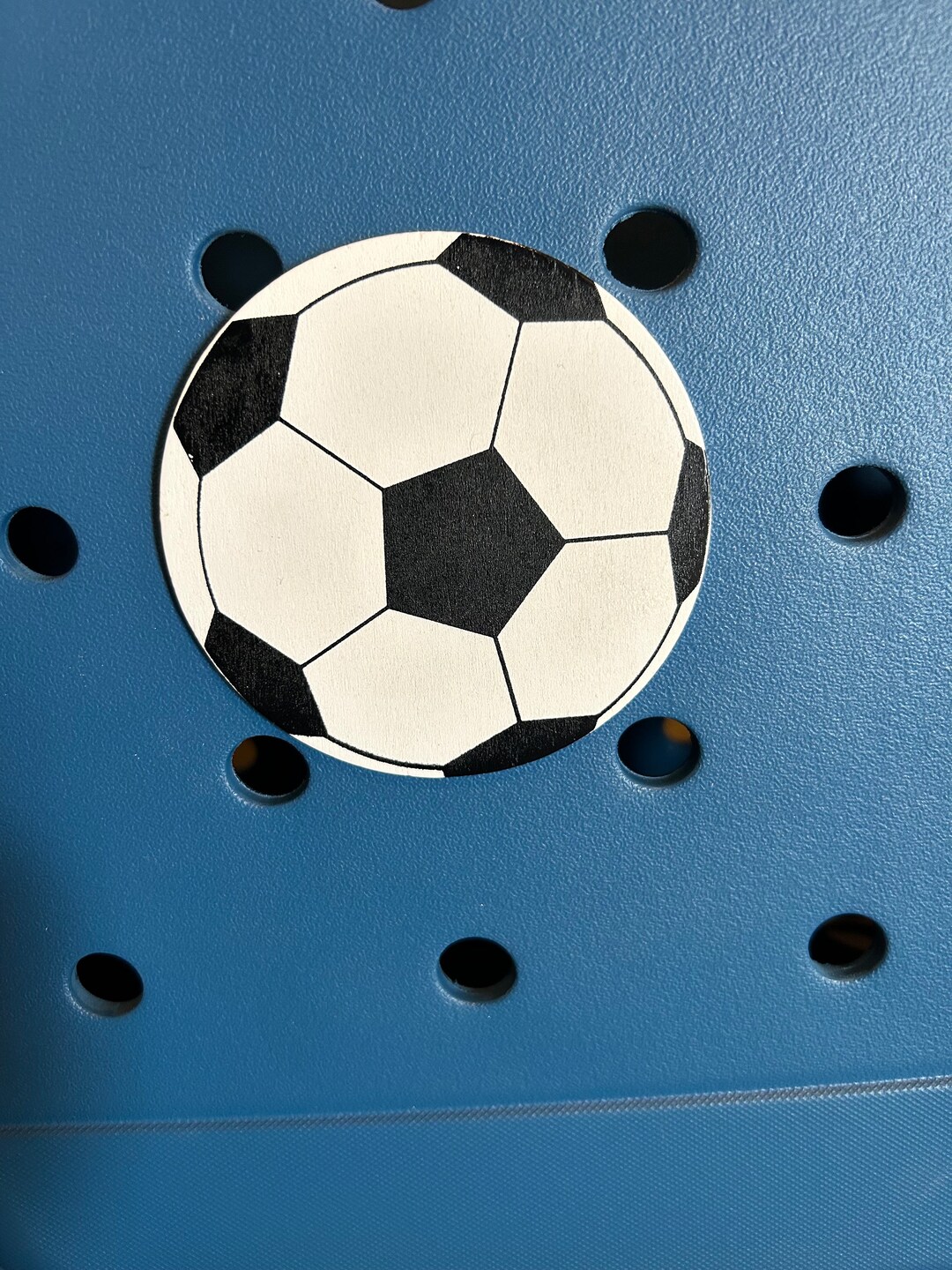 Soccer Ball Bogg Bag Button Charm - Etsy