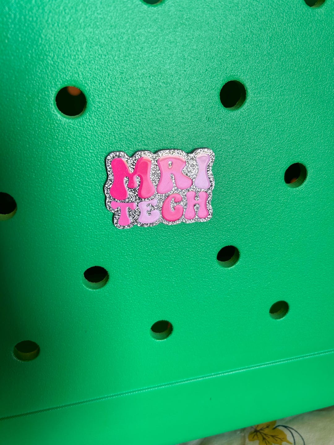 Pink MRI Tech Bogg Bag Button Charm - Etsy