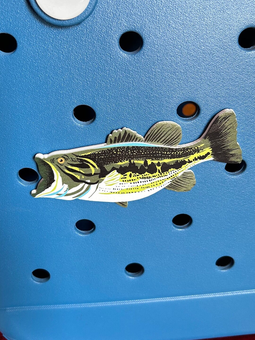 Bass Fish Bogg Bag Button Charm - Etsy