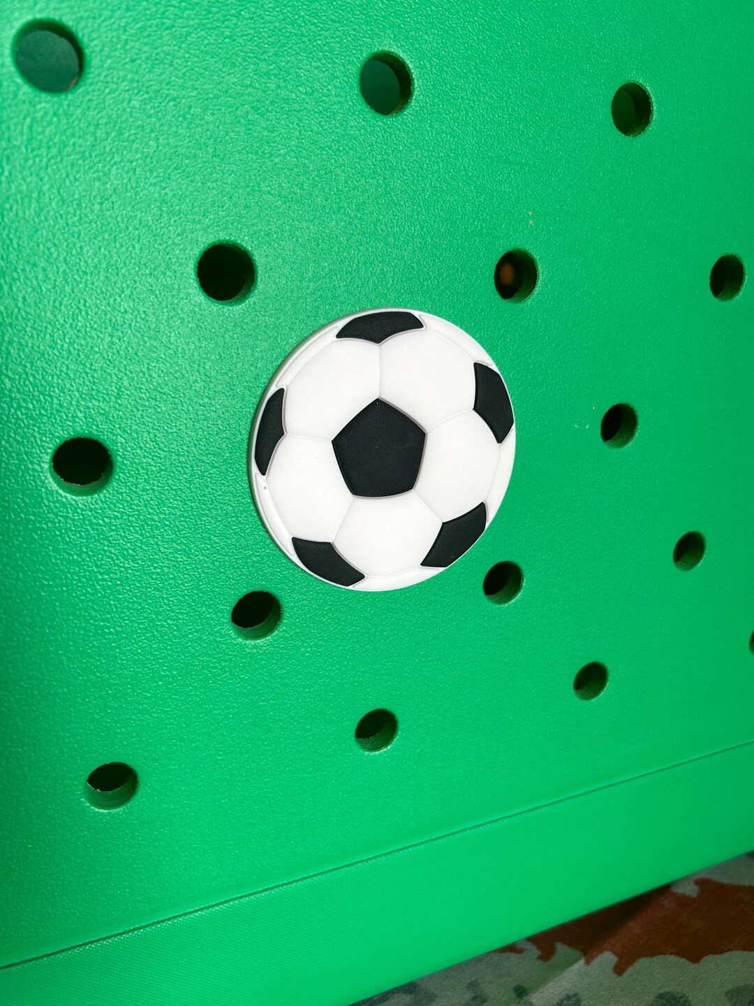 Soccer Ball Bogg Bag Charm - Etsy