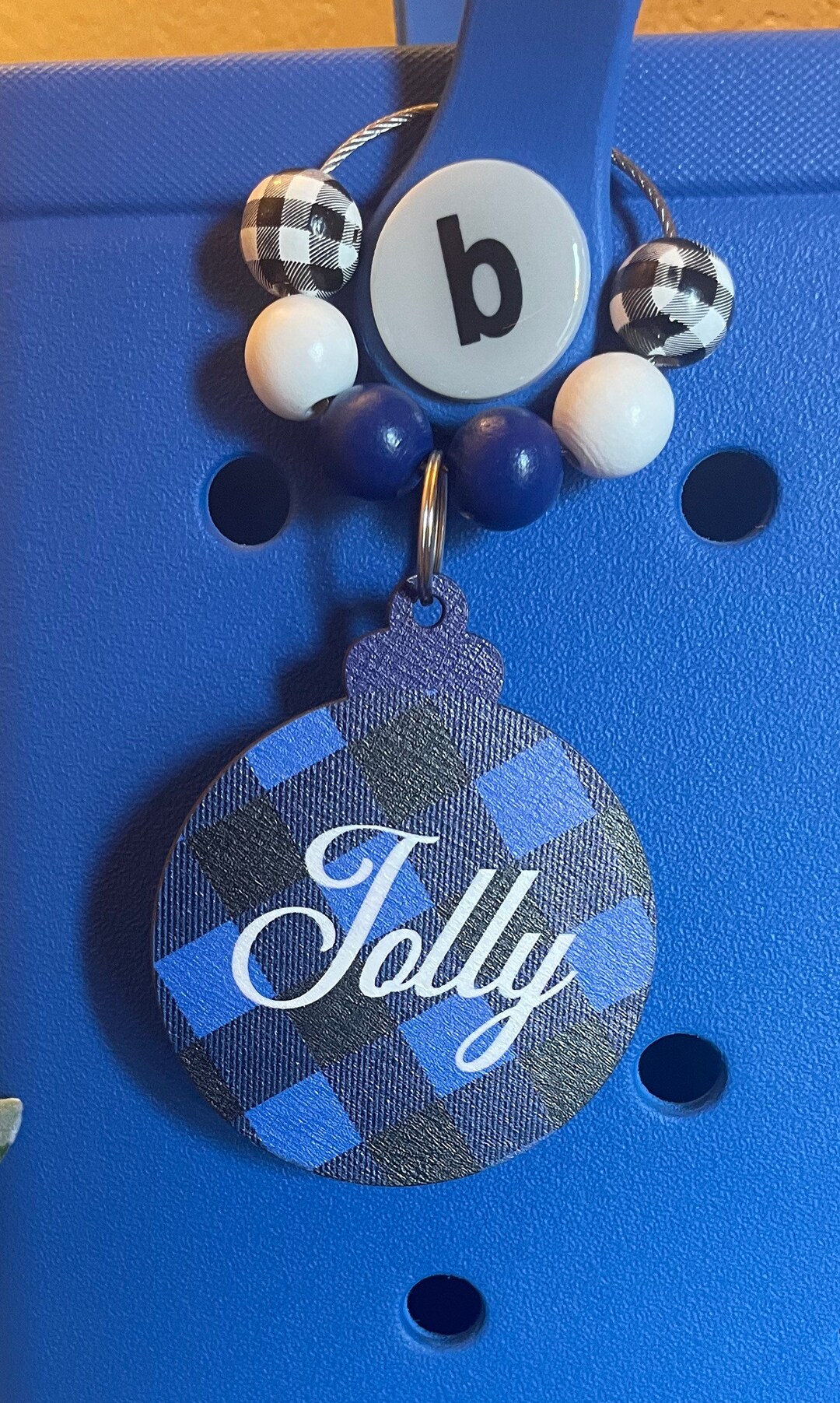 Jolly Bogg Bag Charm Keychain With Beads - Etsy