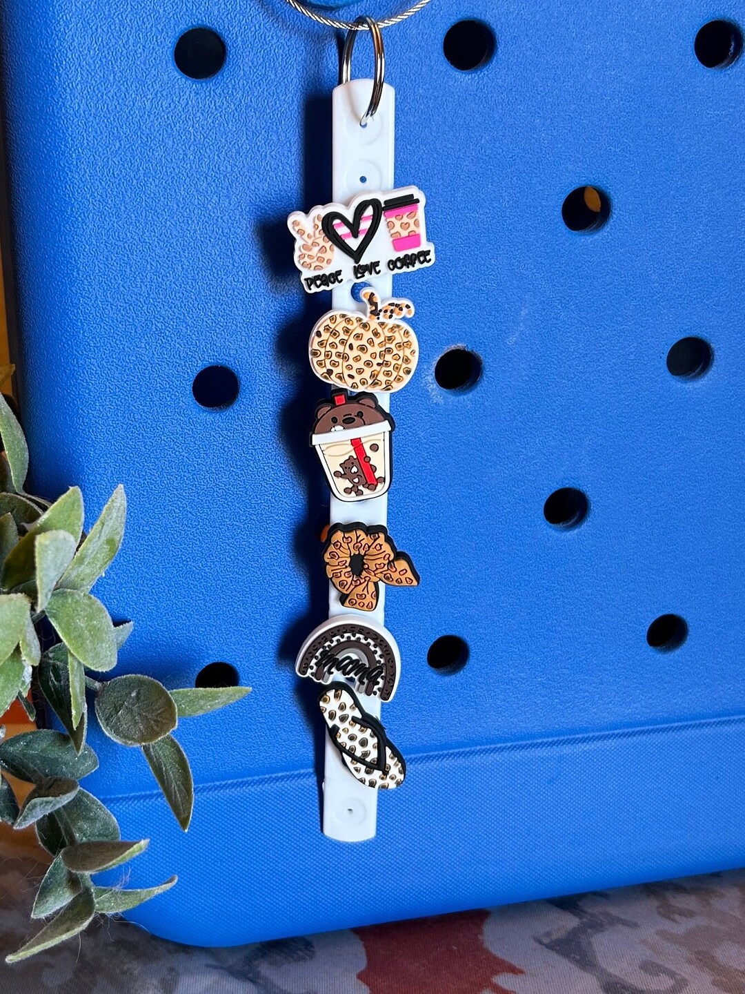 Leopard Print Themed Bogg Bag Keychain Charms - Etsy