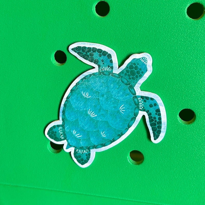 Sea Turtle Charm Button - Etsy