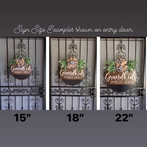 Front Door Decor | Door Hanger | Hello | Year Round Wreath ...