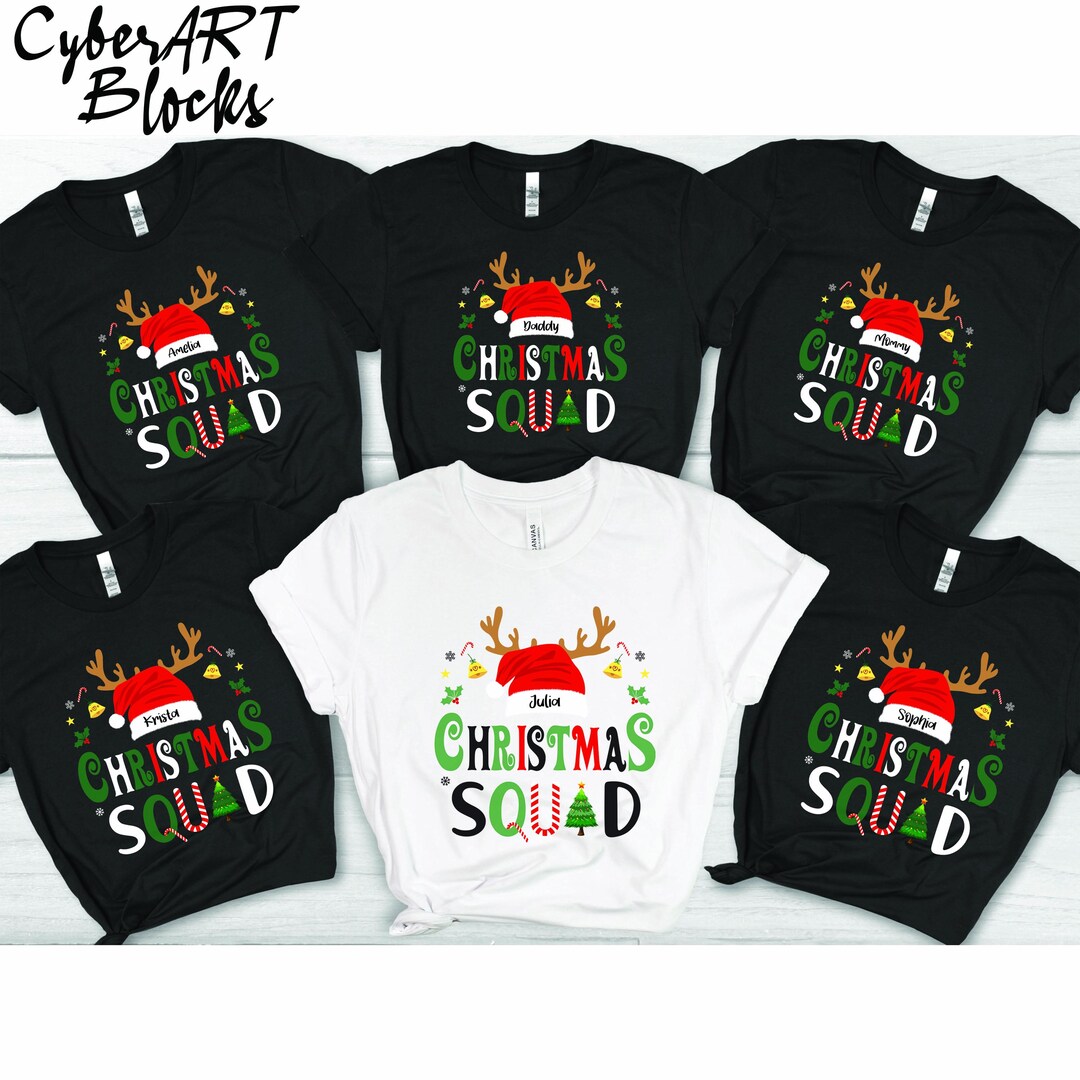 Christmas Squad Shirt, Family Christmas 2025 Shirts, Christmas Group ...
