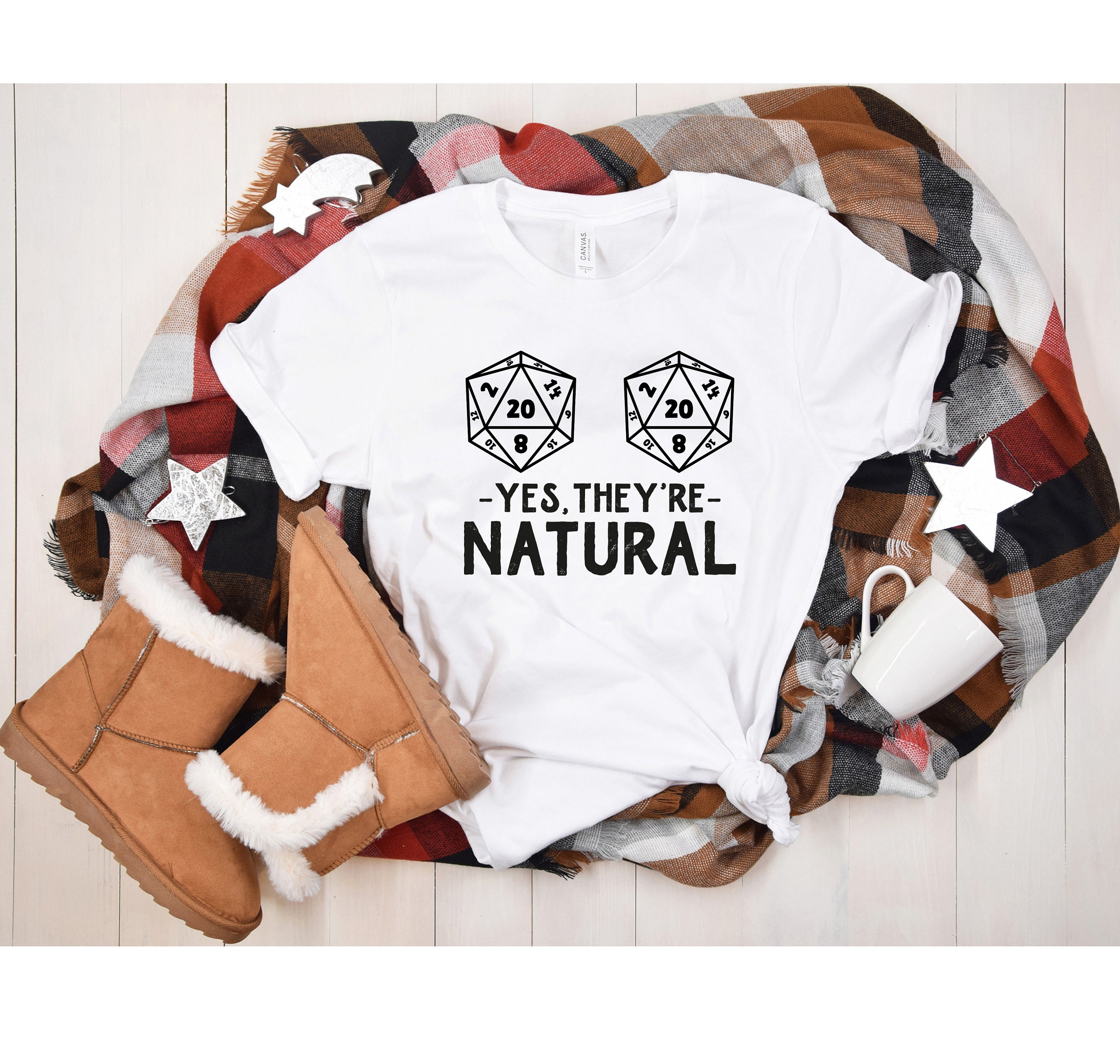 Yes They're Natural Shirt, Dungeons and Dragons Inspired Tee, Dungeon ...