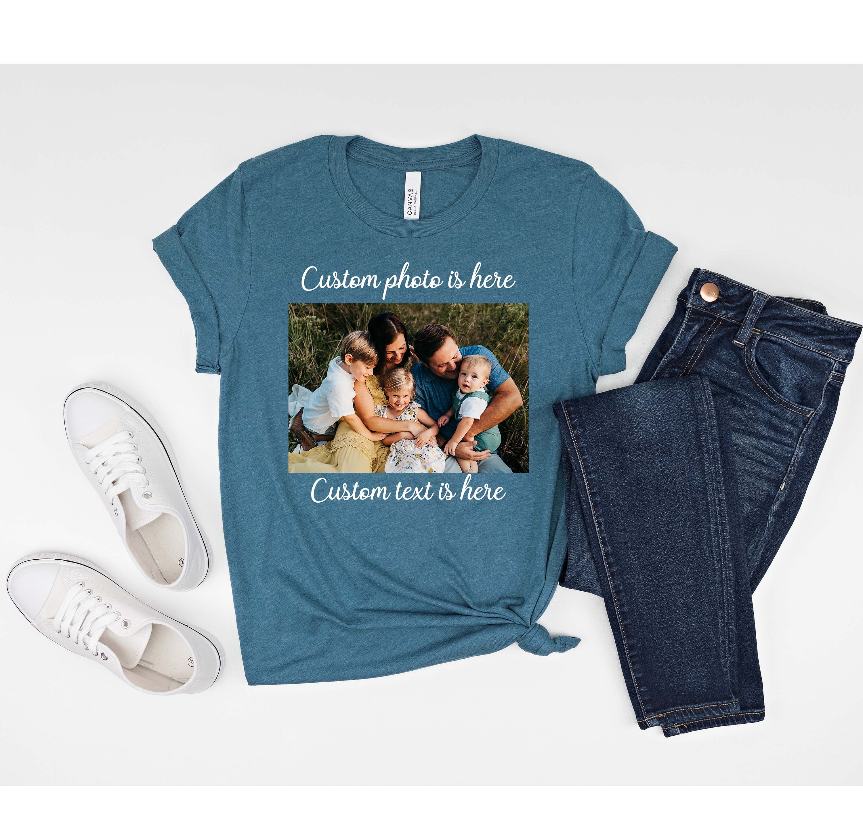 Custom Shirt With Photo, Custom Photo Shirt, Birthday Photo Shirt ...
