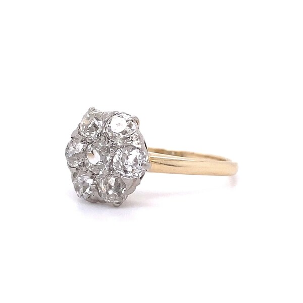 Antique Edwardian Cluster Ring - Etsy
