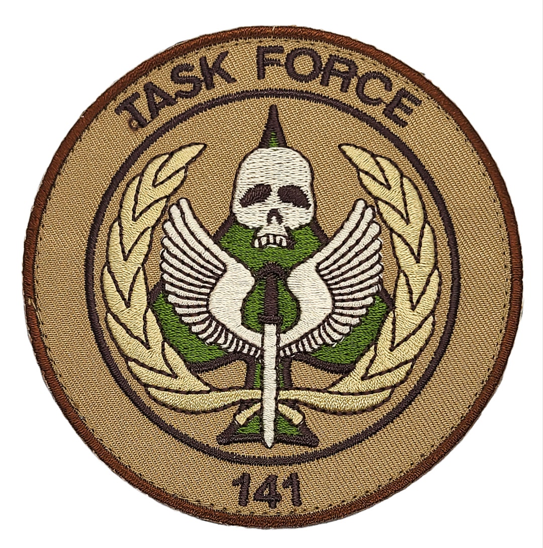 Task Force 141 Logo Morale Patch 3.5 Inch Hook Fastener - Etsy