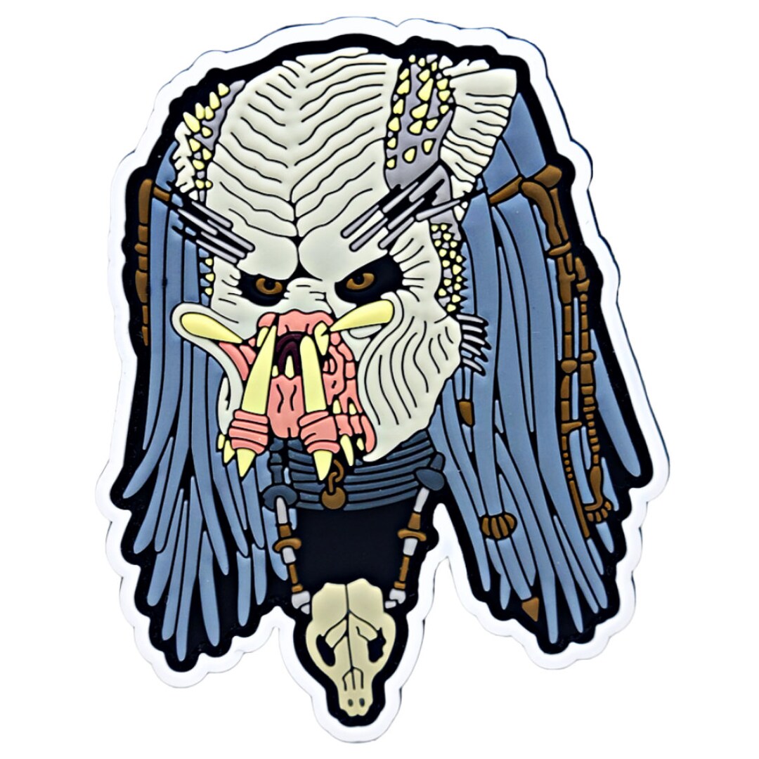 Predator Alien Movie 3D PVC Rubber Patch 2.5 X 3 Inch Hook - Etsy