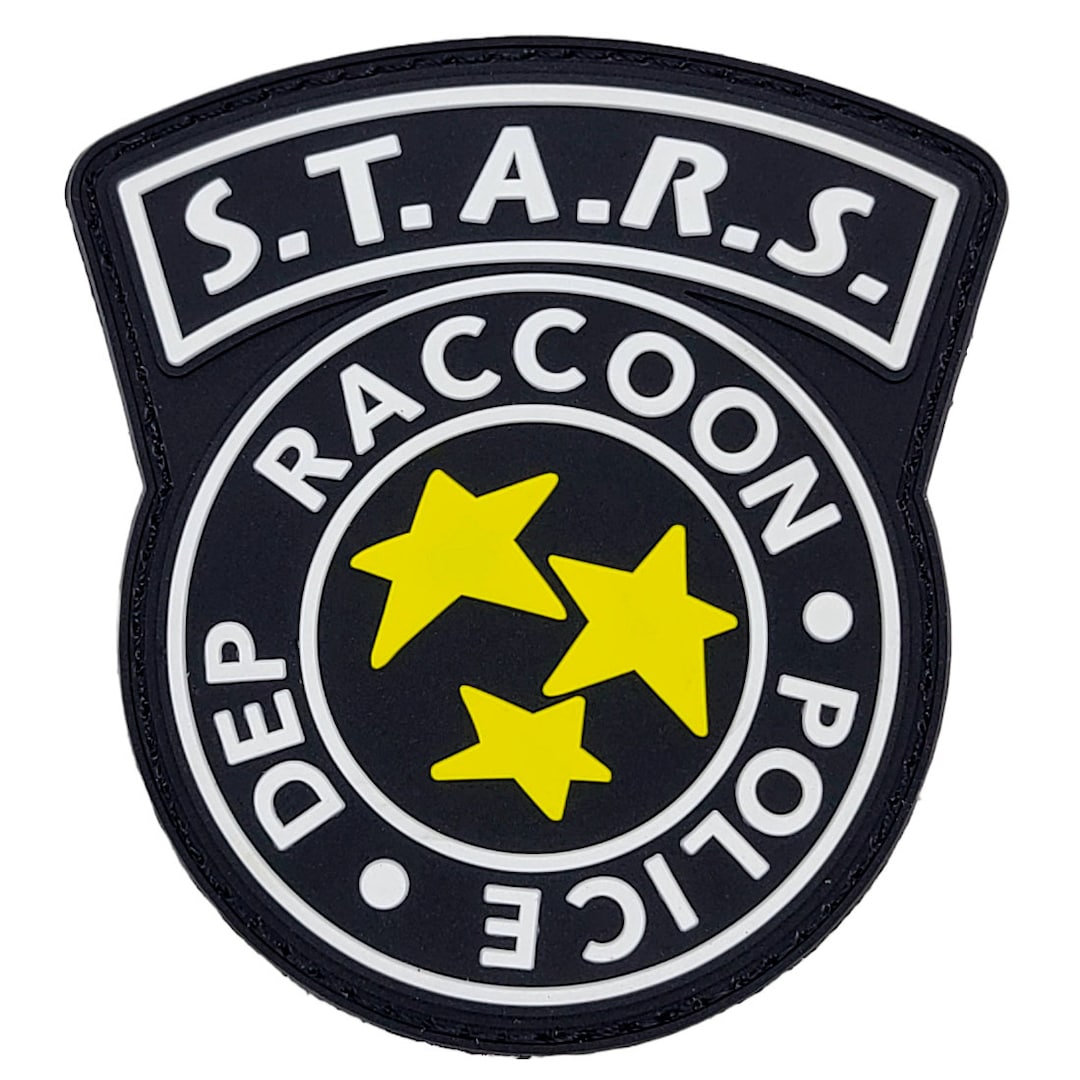 STARS Raccoon Police Department Costume 3D PVC Rubber Patch - Etsy