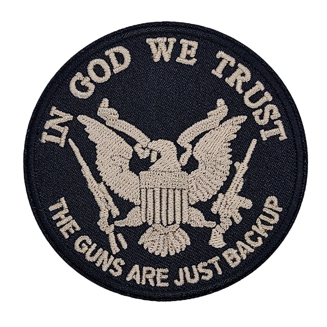 In God We Trust 2nd Amendment Patch 3 Inch Iron on Sew on - Etsy