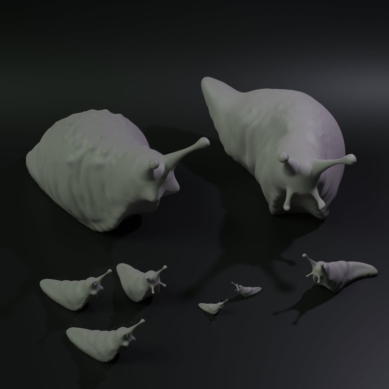 Dnd Slugs Bundle | TTRPG Miniatures | STL Download - Etsy