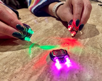 LED Hand Energy Blast Prop Hidden Bright Palm Light up Kit Effect ...