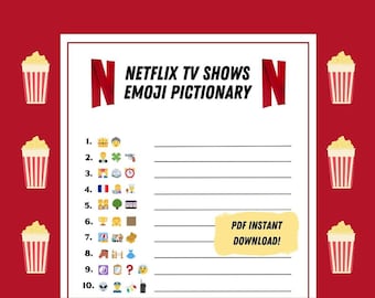 90s Emoji Pictionary, TV Show Emoji Game, Party Games, I Love the 90s ...