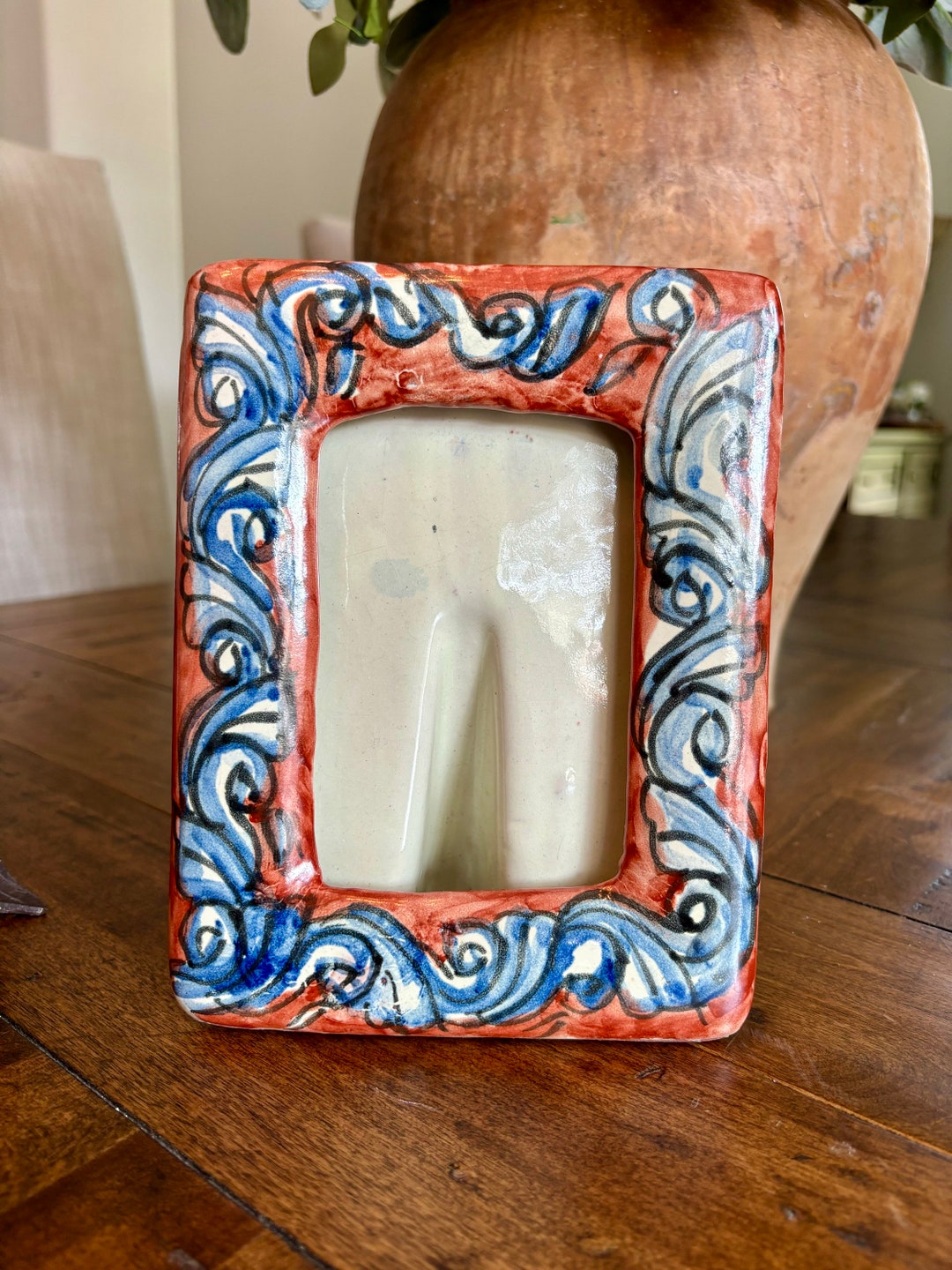 Vintage Handmade Mexican/hacienda/spanish Talavera Ceramic Picture ...