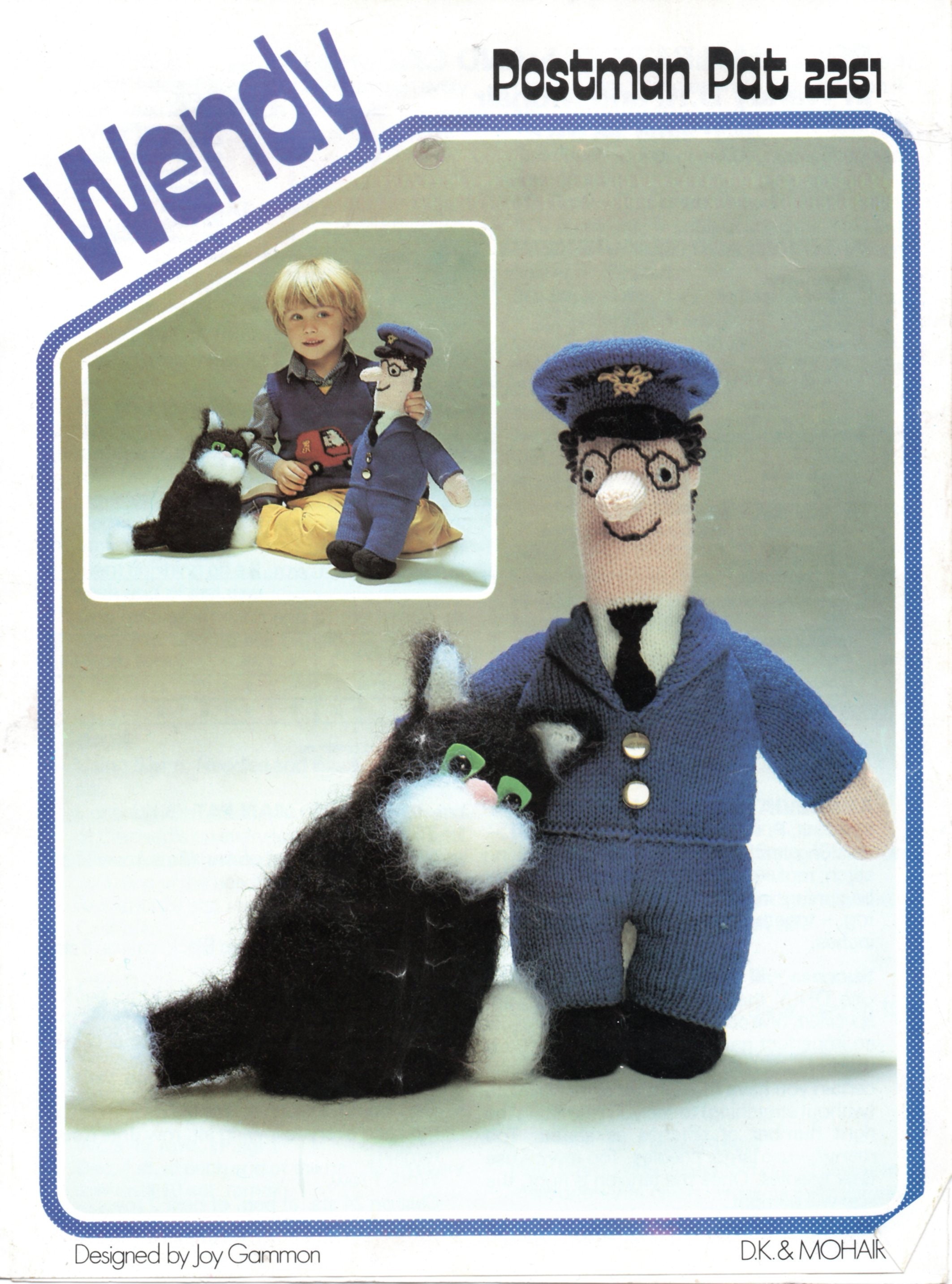 Wendy Postman Pat Knitting Pattern 2261 PDF - Etsy