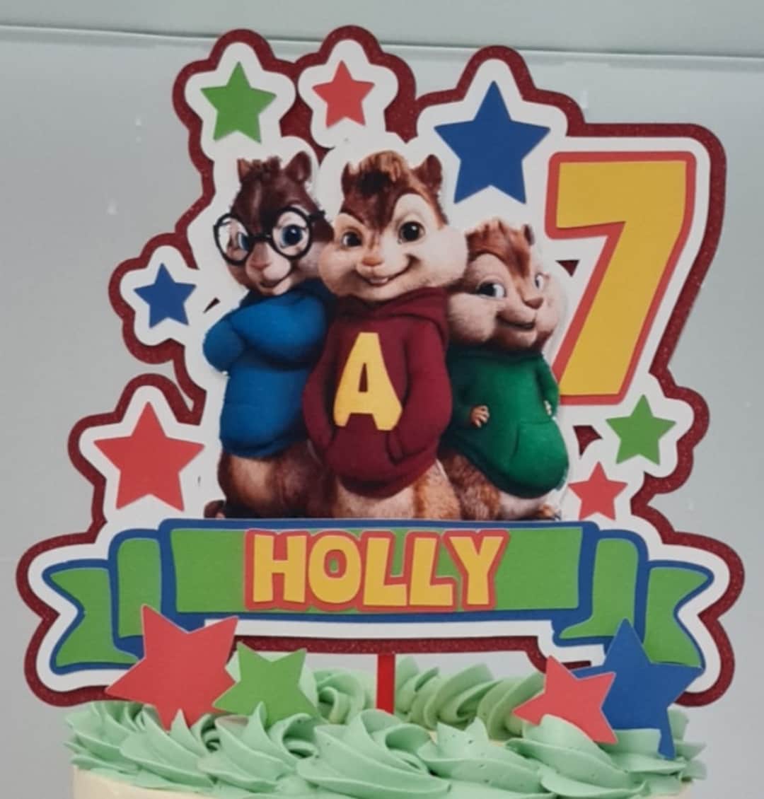 Alvin and the Chipmunks Cake Topper - Etsy