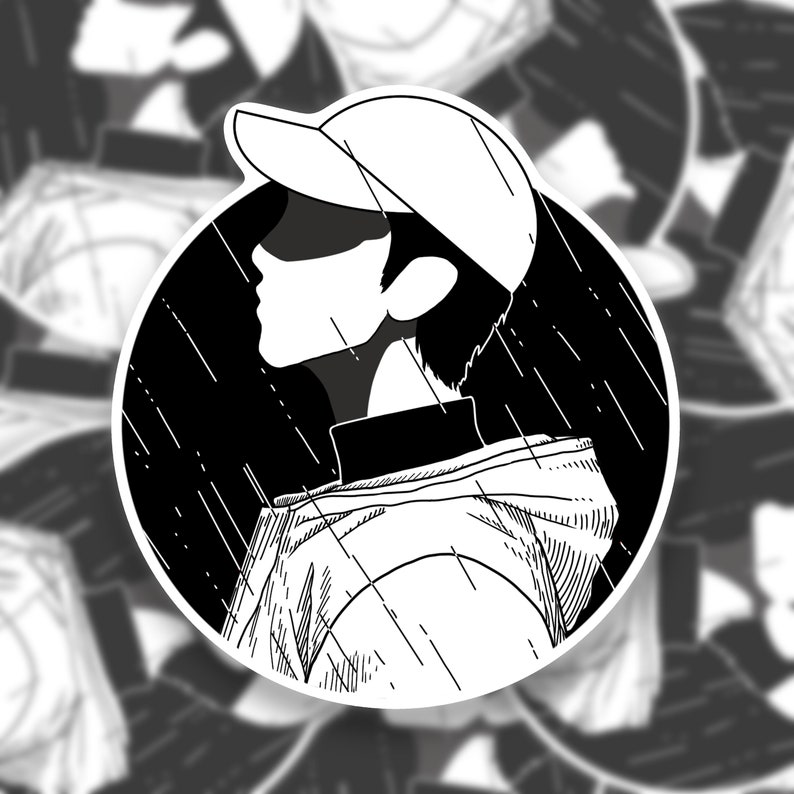 BTS RM Mono Vinyl Sticker - Etsy