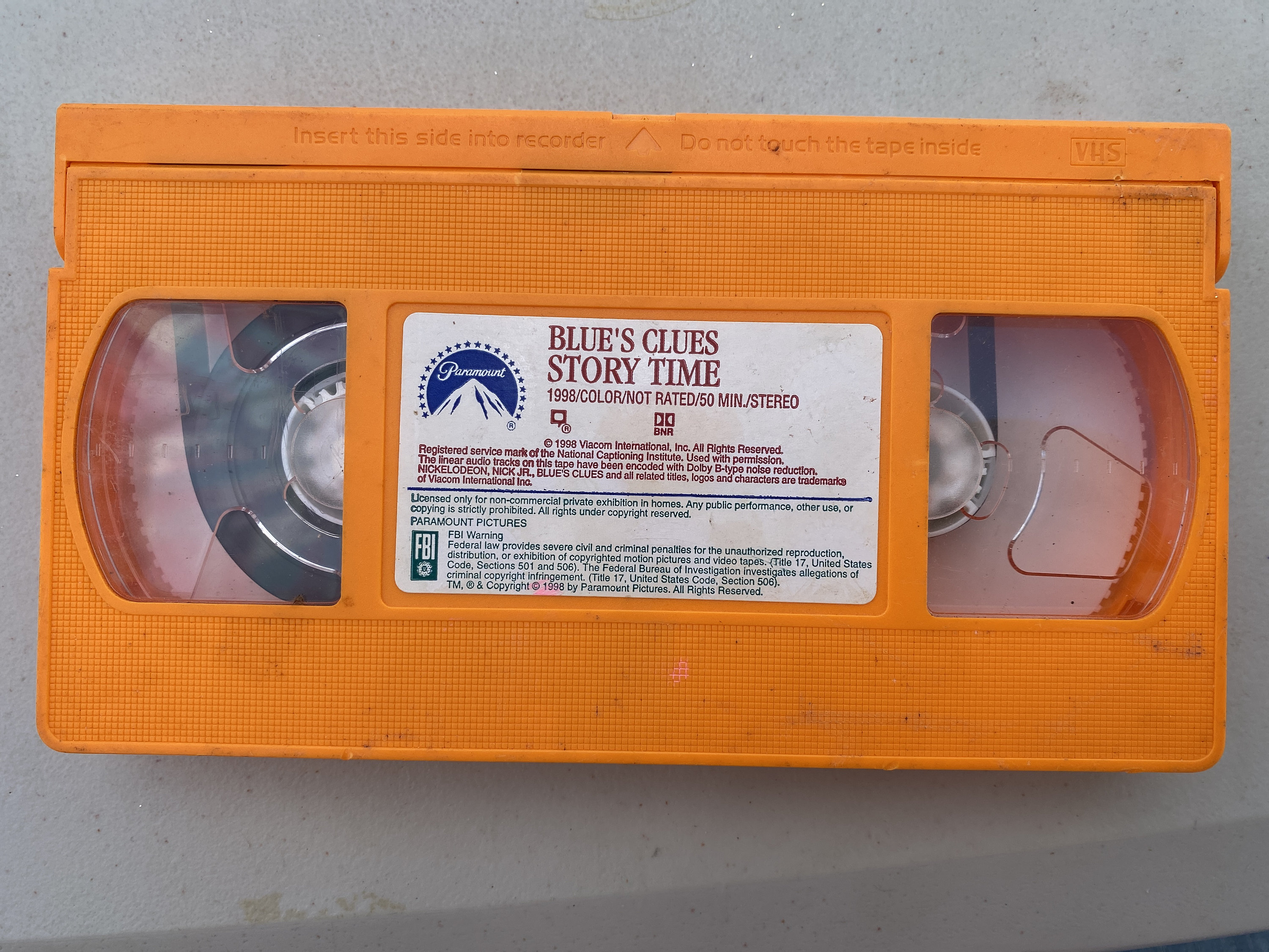Blue S Clues Story Time 1998 Vhs Blues Clues Story Ti