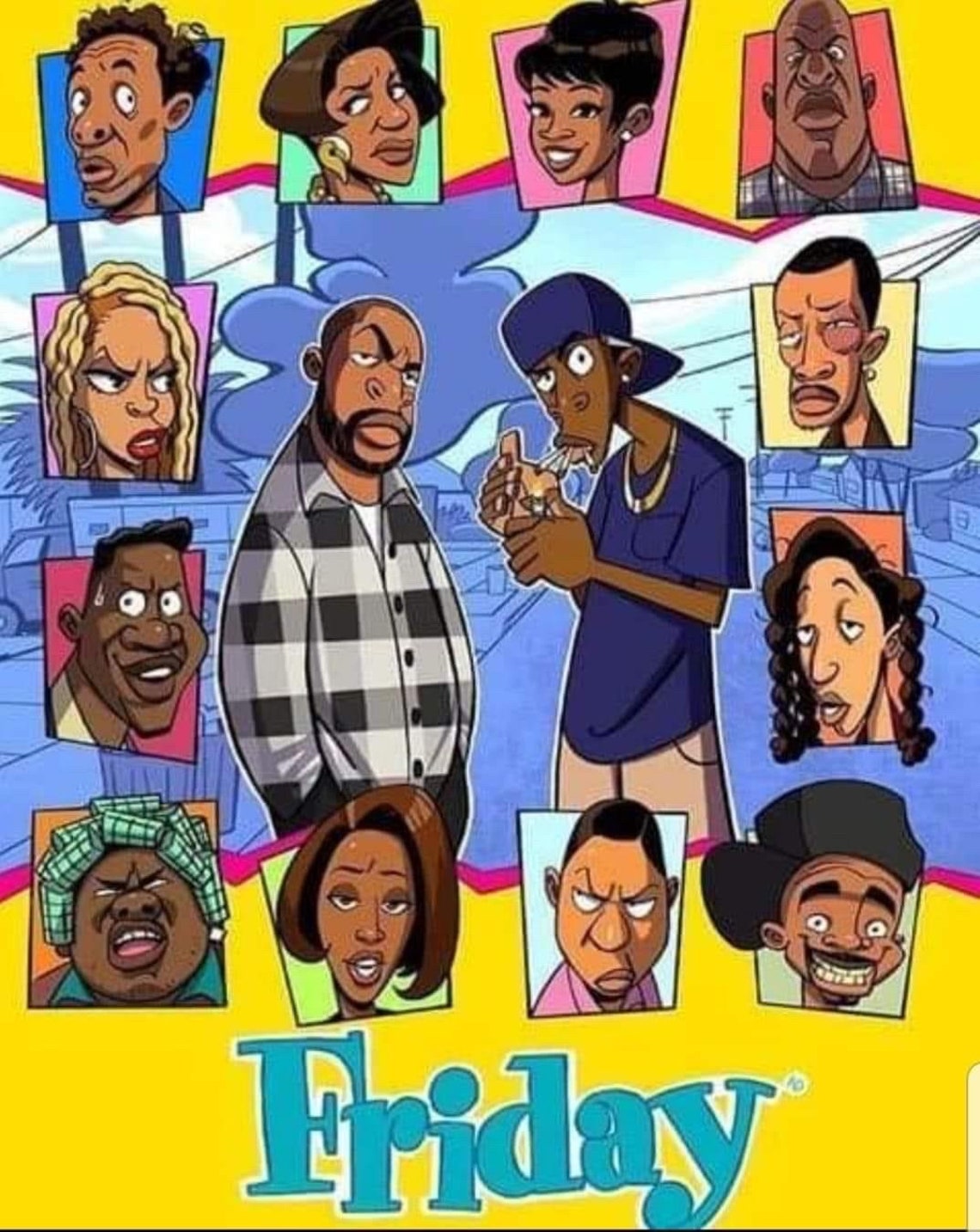 Friday the Movie cartoon 20oz Skinny Tumbler - Etsy Canada