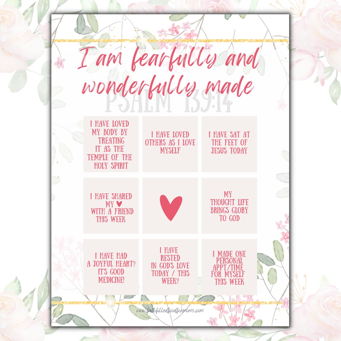 Self Care Journal With Bible Verses Plus Bonus Self Care Bingo and ...