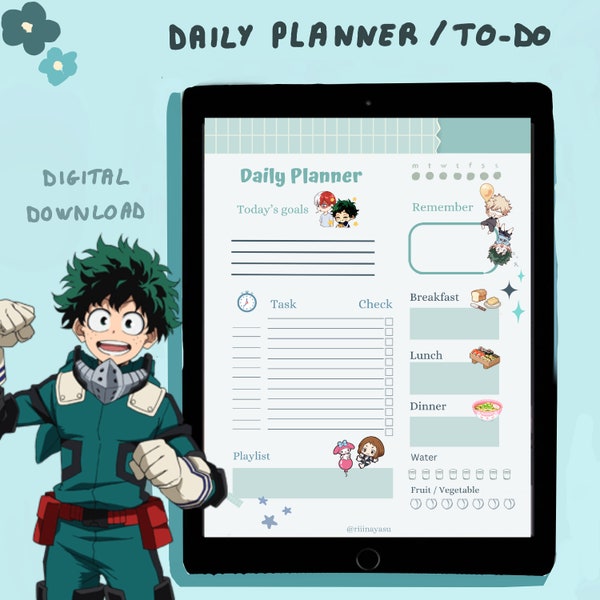 Printable Anime Stationary - Etsy