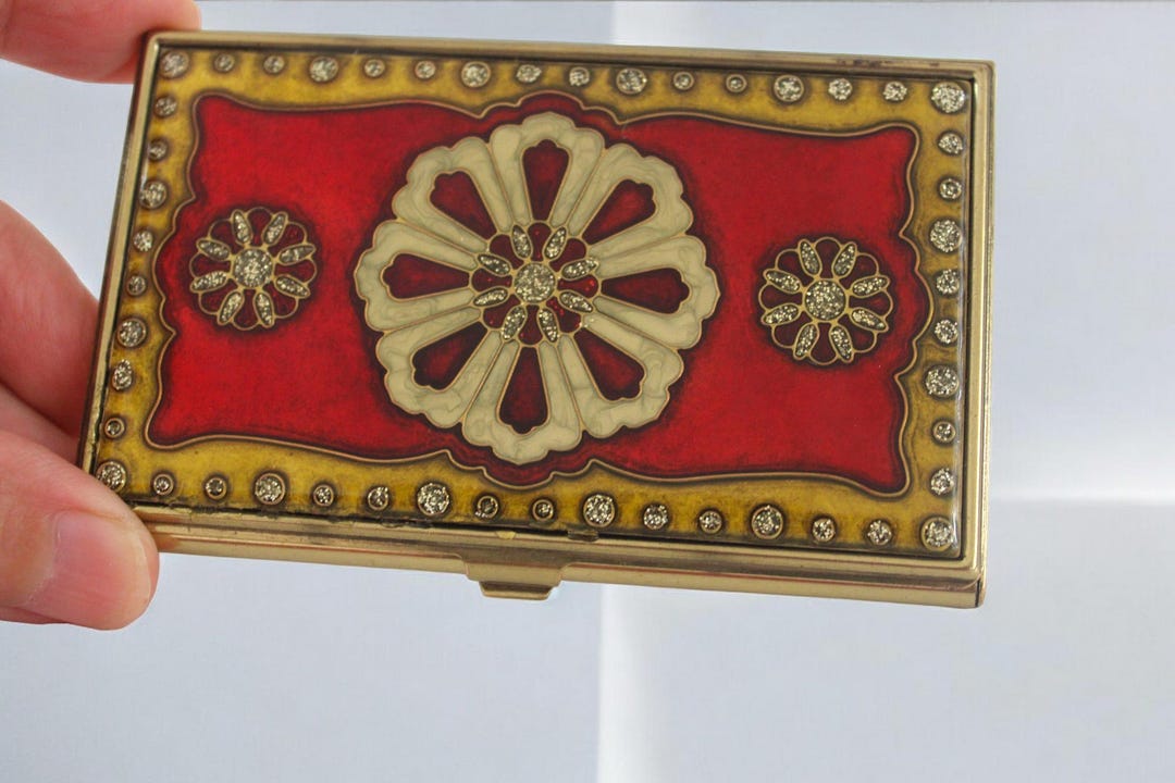 Vintage Card Holder,antique Business Card Case,ornate Card Holder,retro ...