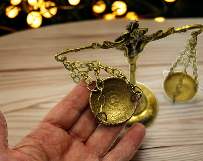 Christmas Gift Vintage Decorative Brass Scales, Christmas Gift Brass ...