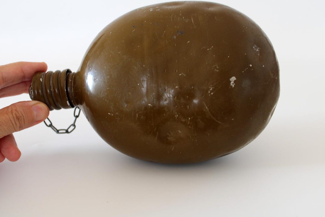 Vintage USSR Flask, Soviet Military Equipment, 1988 USSR Flask ...