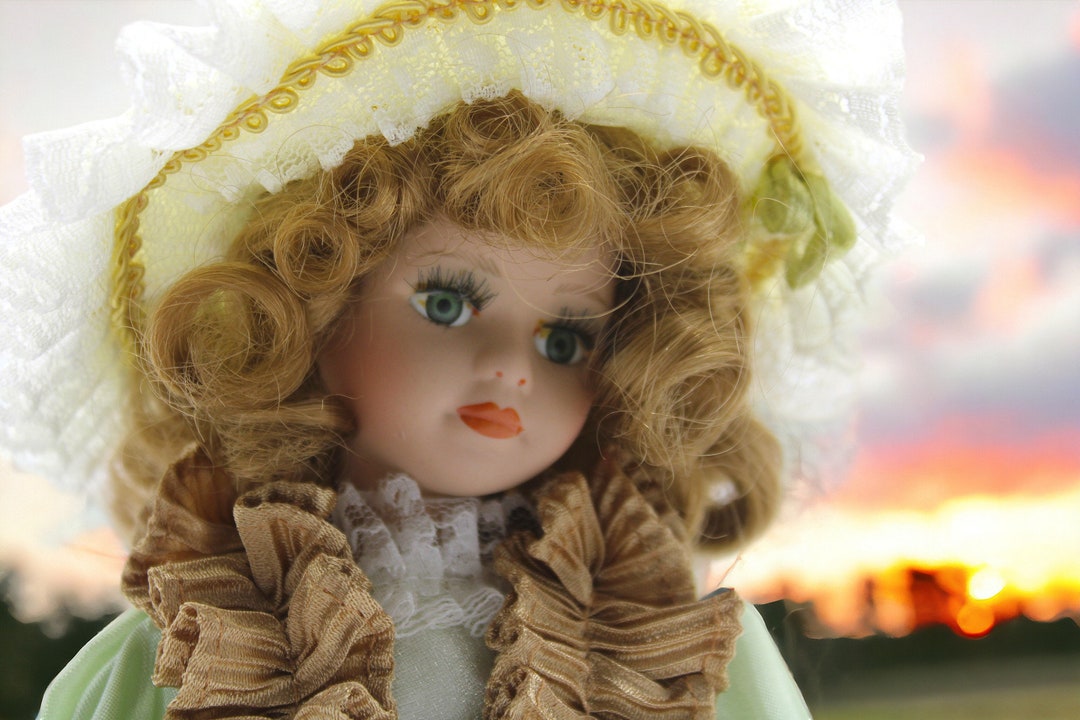 Vintage Porcelain Doll, Haunted Doll, Cursed Doll,handmade Doll, Little ...