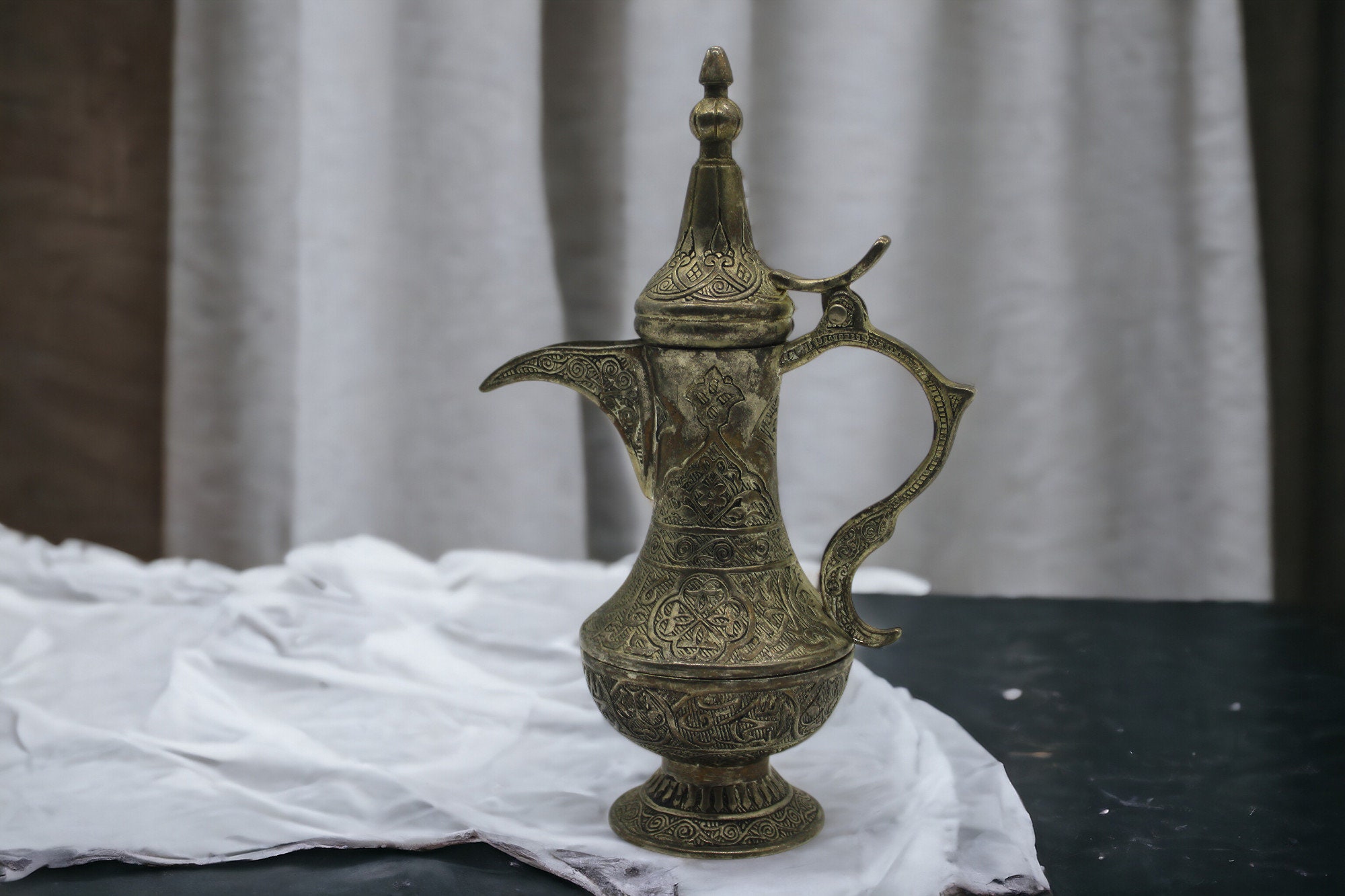 Handmade Vintage Metal Jug: Turkish Kitchen Decor - Etsy