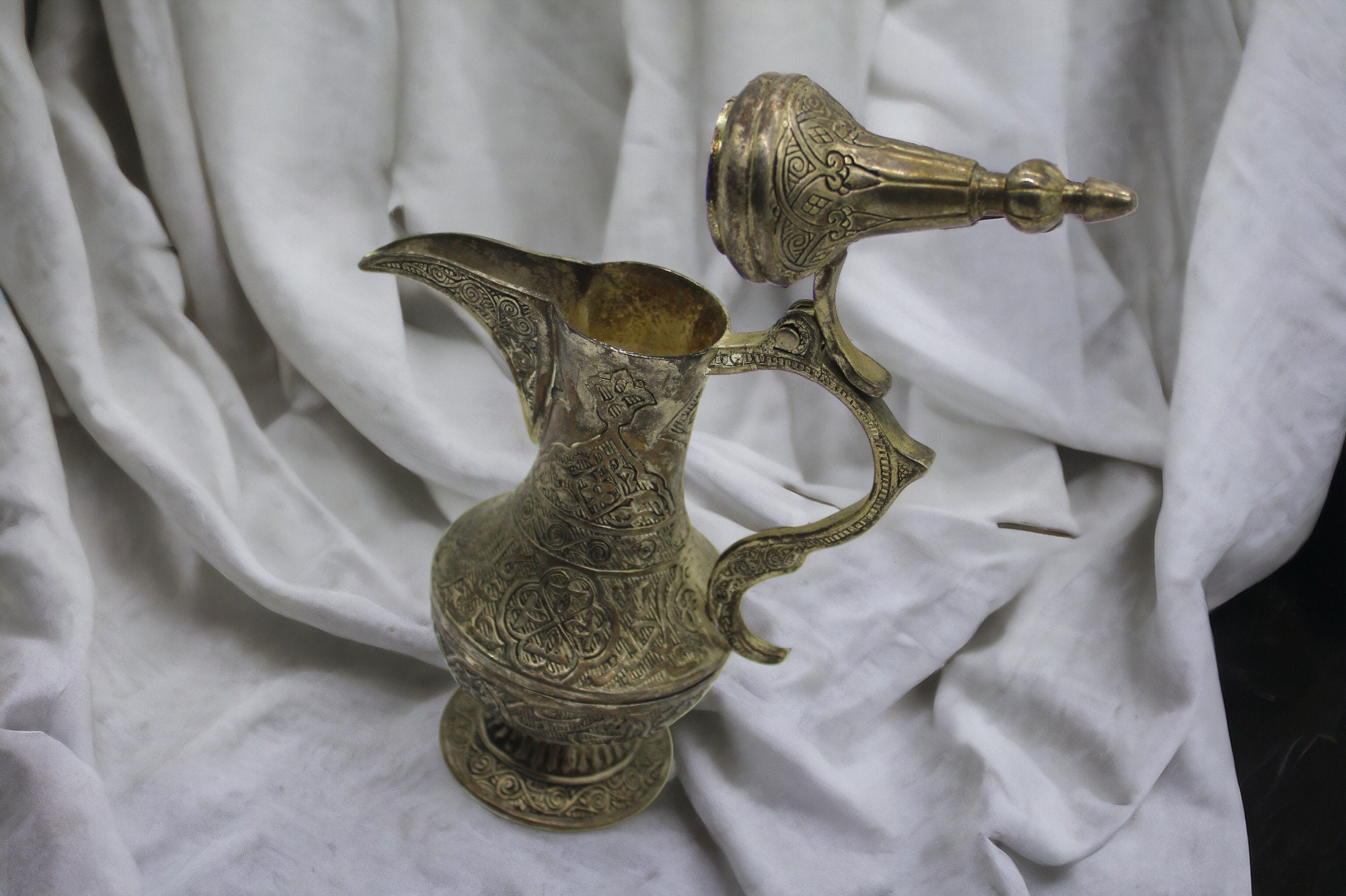 Handmade Vintage Metal Jug: Turkish Kitchen Decor - Etsy