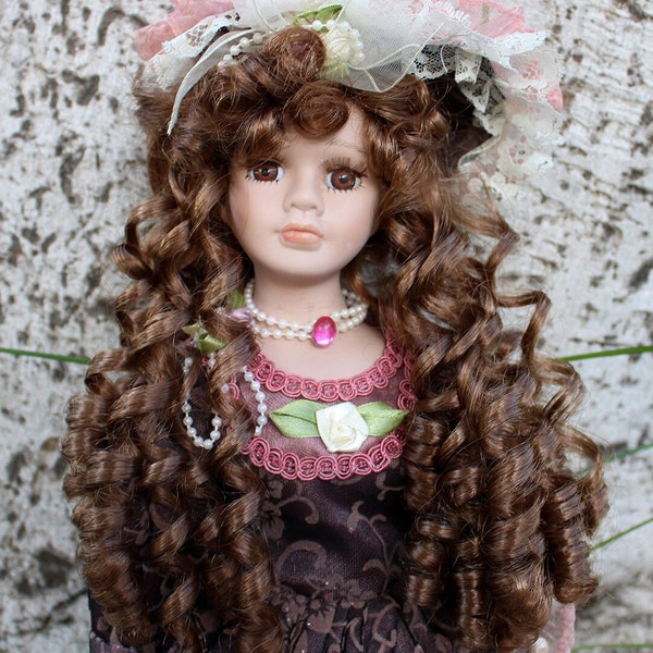 Curly Haired Doll - Etsy